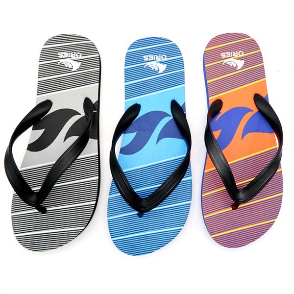 A String of Beads Sewed on V Strap Antiskid Woman EVA Outdoor Flip ...